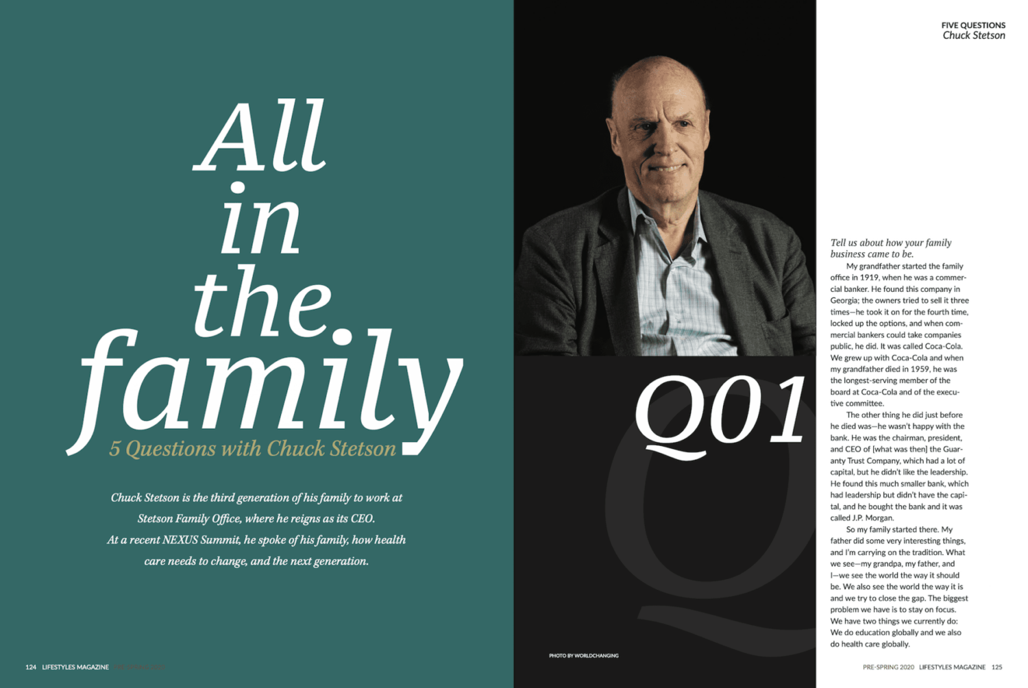 Chuck Stetson – Lifestyles Magazine