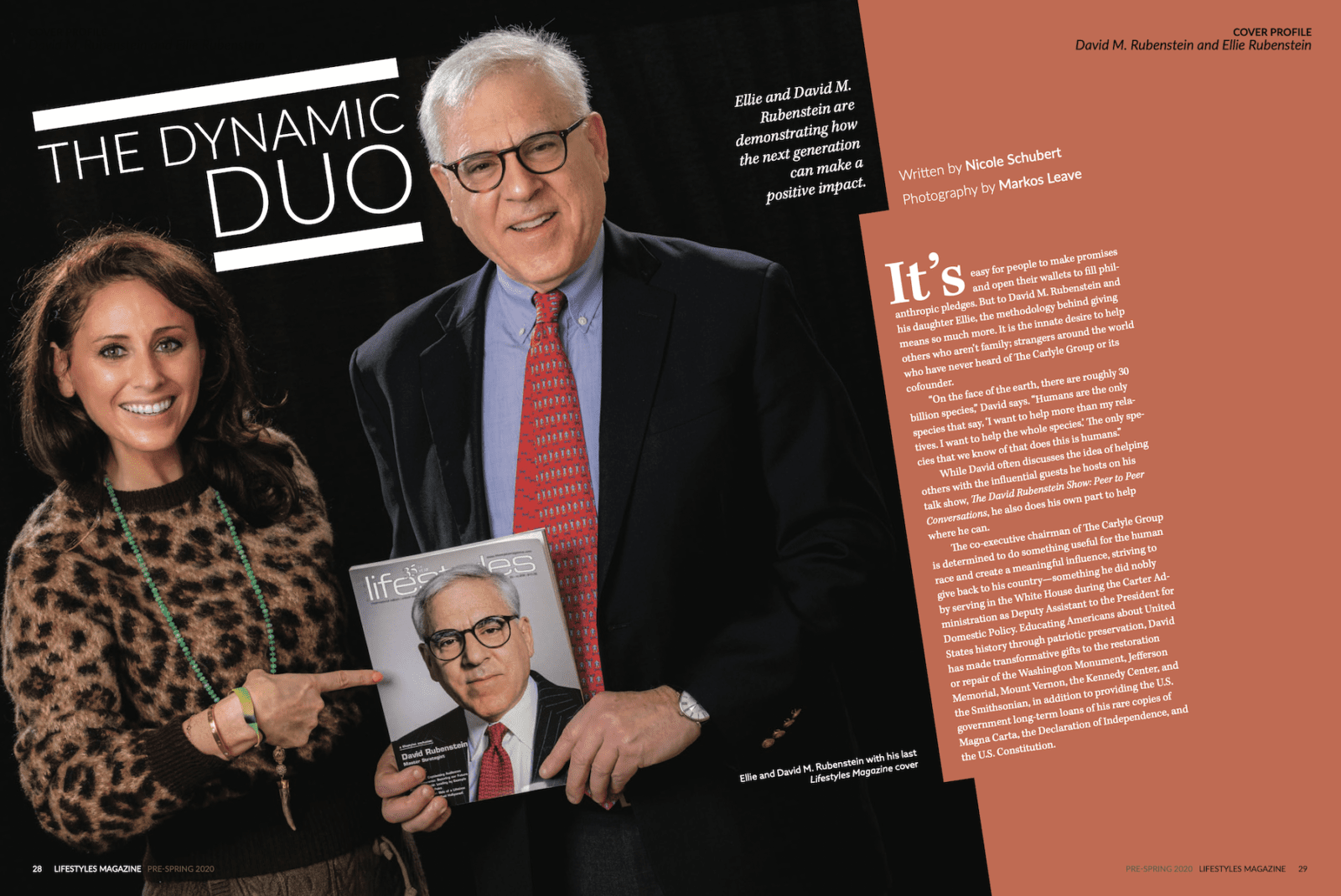 David M. Rubenstein and Ellie Rubenstein – Lifestyles Magazine