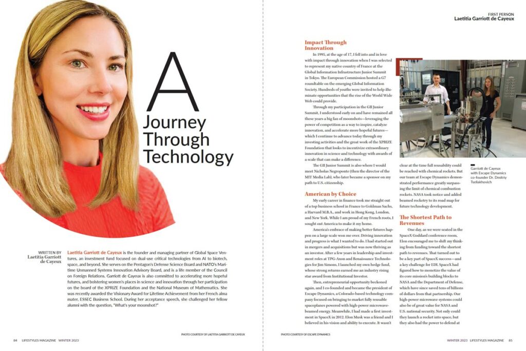 Laetitia Garriott de Cayeux – Lifestyles Magazine