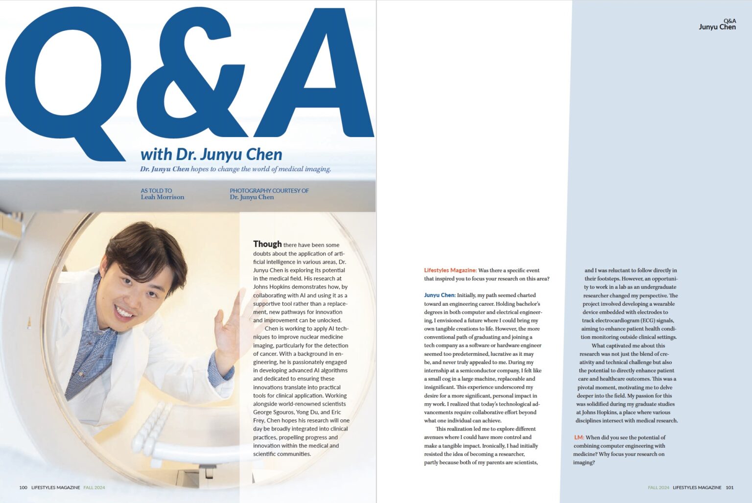 Q&A: Junyu Chen – Lifestyles Magazine